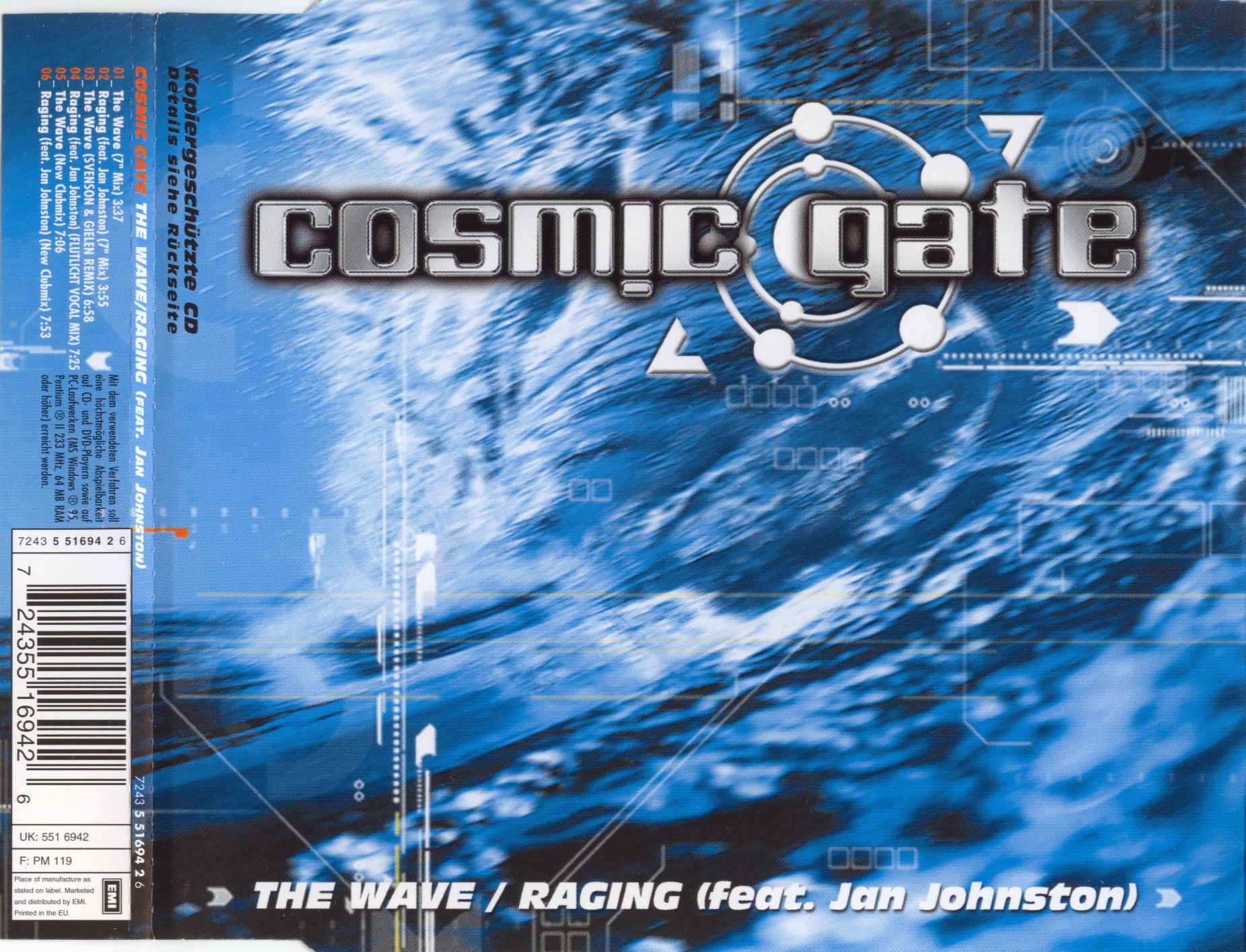 The Wave (CDS) 2002 Trance - Cosmic Gate - Download Trance Music ...