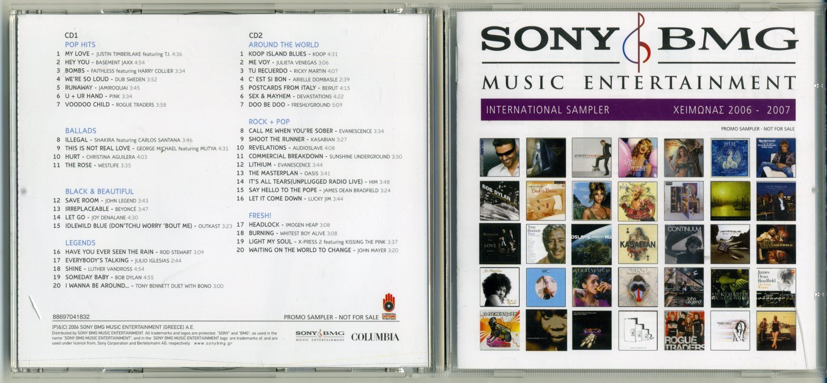 sony bmg international sampler CD2 2007 Pop - VA - Download Pop Music ...
