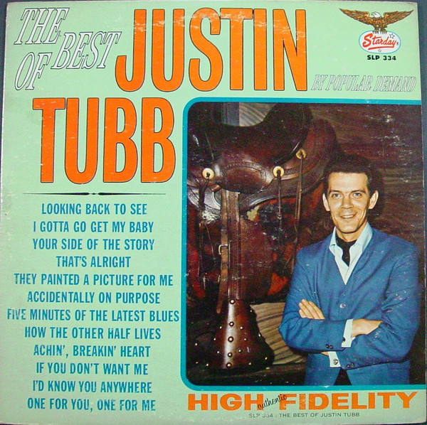 The Best Of Justin Tubb (Vinyl) 1965 Country - Justin Tubb - Download ...