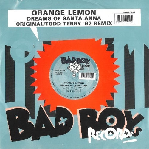 Dreams Of Santa Anna (VLS) 1992 House - Orange Lemon - Download House ...