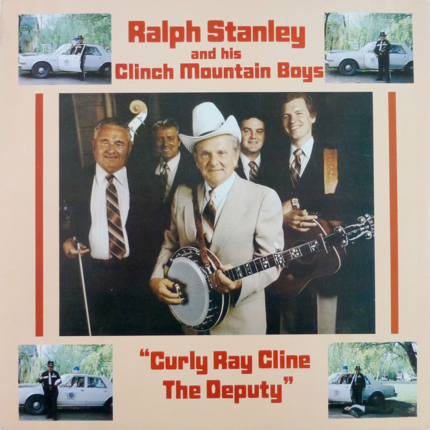 Curly Ray Cline - The Deputy (Vinyl) 1988 Bluegrass - Ralph Stanley ...