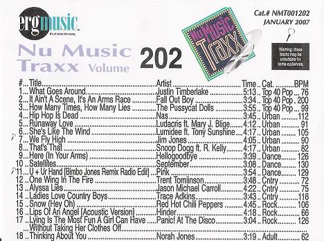 ERG Nu Music Traxx Vol 202 January 2007 Pop - VA - Download Pop Music ...