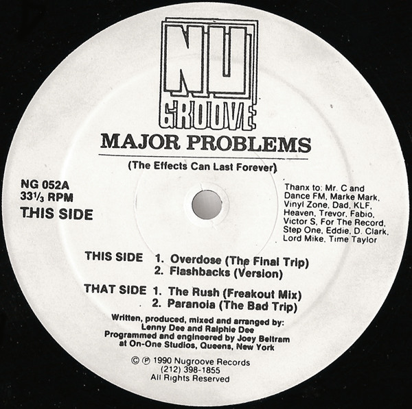 The Effects Can Last Forever (EP) (Vinyl) 1990 Techno - Major Problems ... The Effects Can Last Forever (EP) (Vinyl) 1990 Techno - Major Problems ...