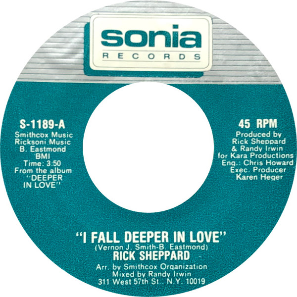 I Fall Deeper In Love (VLS) 1983 Soul - Rick Sheppard - Download Soul ...