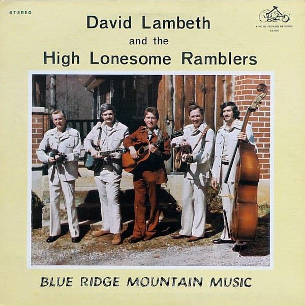 Blue Ridge Mountain Music (Vinyl) 1976 Country - David Lambeth & The ...