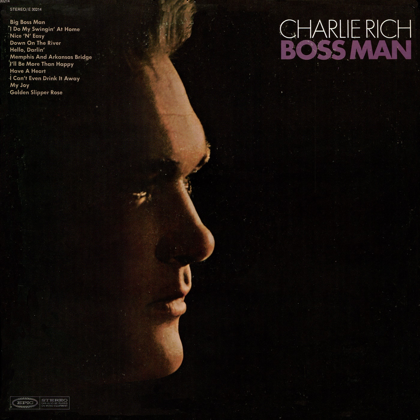 Boss Man (Vinyl) 1970 Country - Charlie Rich - Download Country Music ...