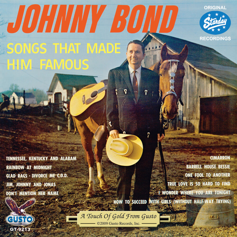Songs That Made Him Famous (Vinyl) 1963 Country - Johnny Bond ...