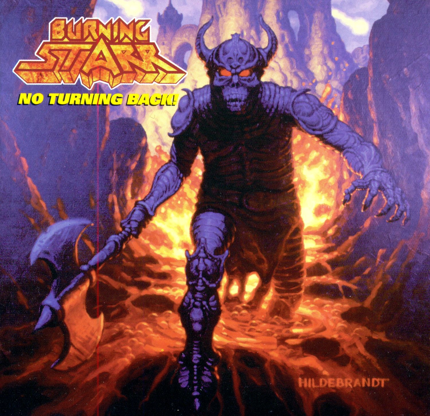 No Turning Back! (Reissue 1998) 1986 Heavy Metal - Jack Starr's Burning ...