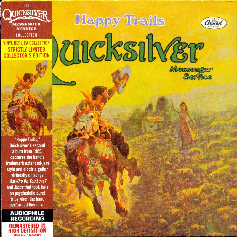 Happy Trails (Reissued 2012) 1969 Psychedelic Rock - Quicksilver ...