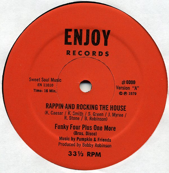 Rappin And Rocking The House (EP) (Vinyl) 1979 Funk - Funky Four Plus ...