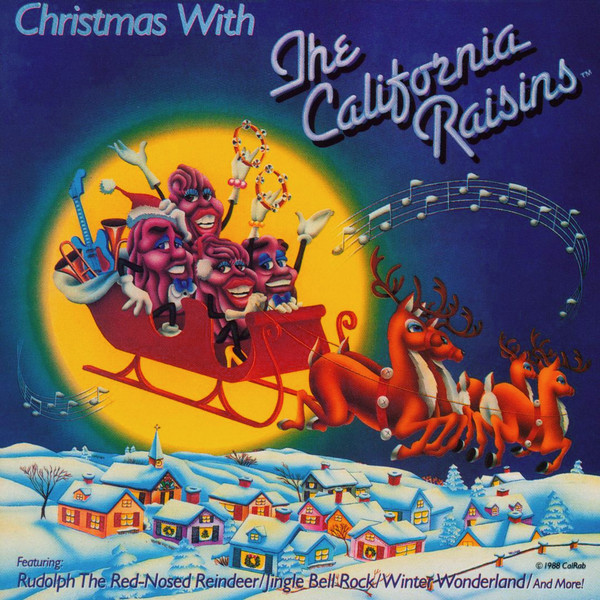 Christmas With The California Raisins (Vinyl) 1988 Rock - California ...